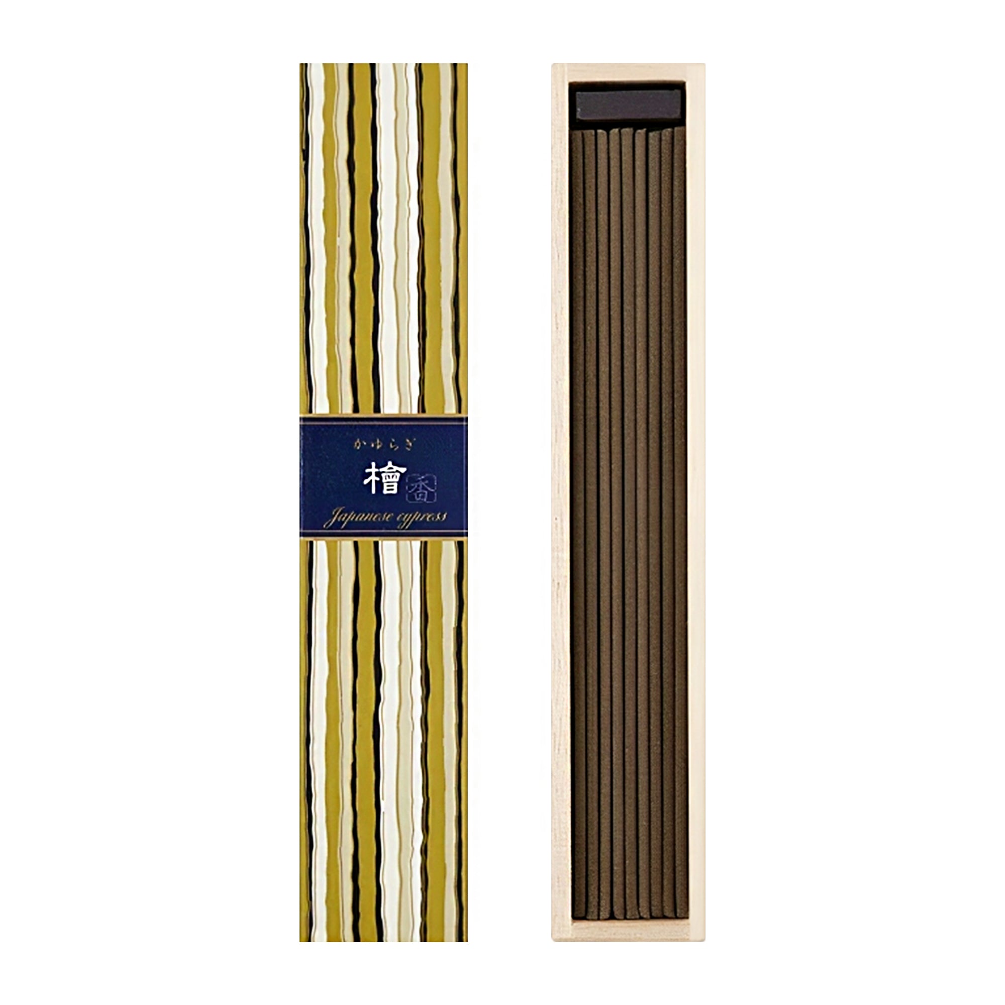 KAYURAGI Japanese Cypress Incense 40 sticks Japanese Cypress – Gokan