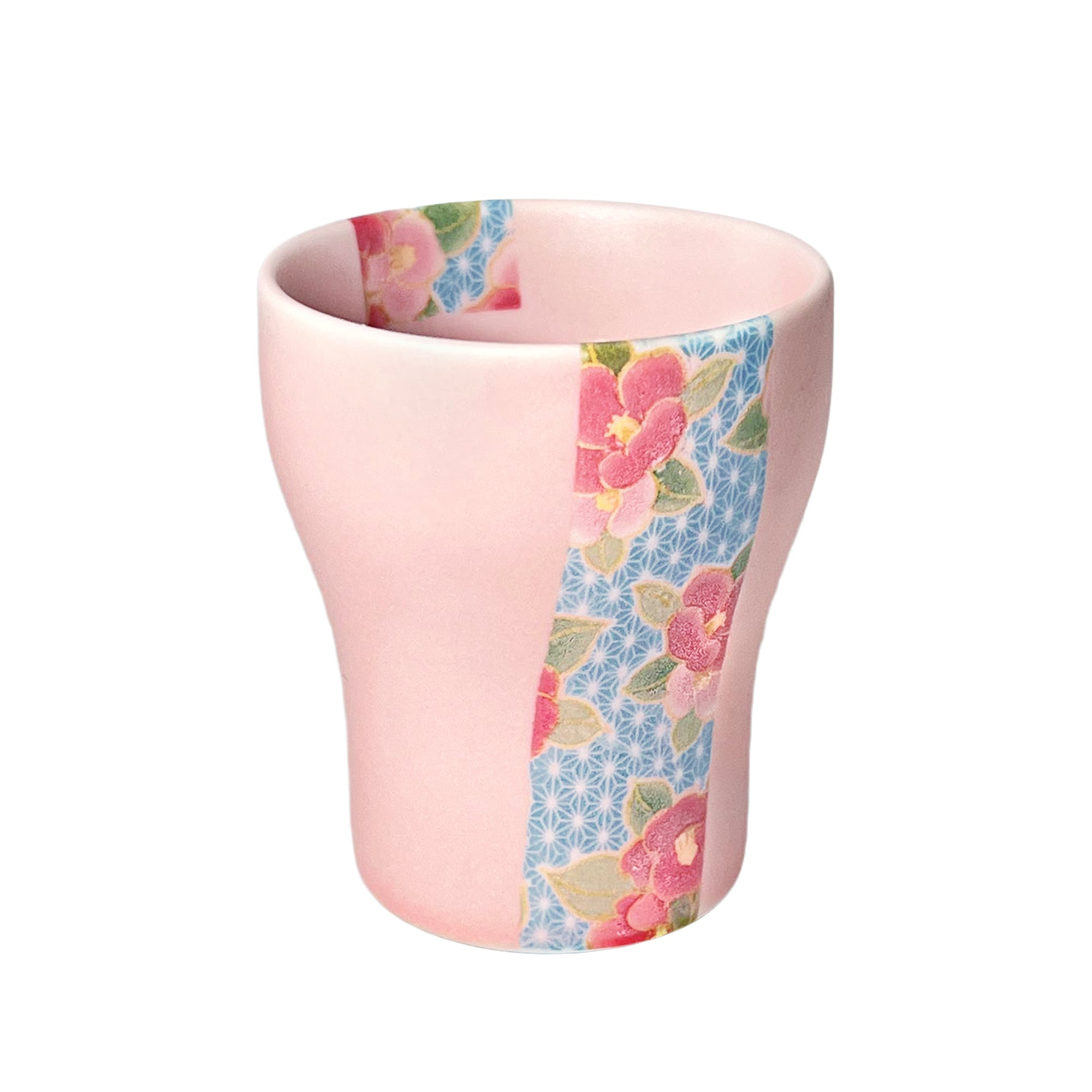Japanese Ceramic Cup Pink Blue 350ml – Gokan