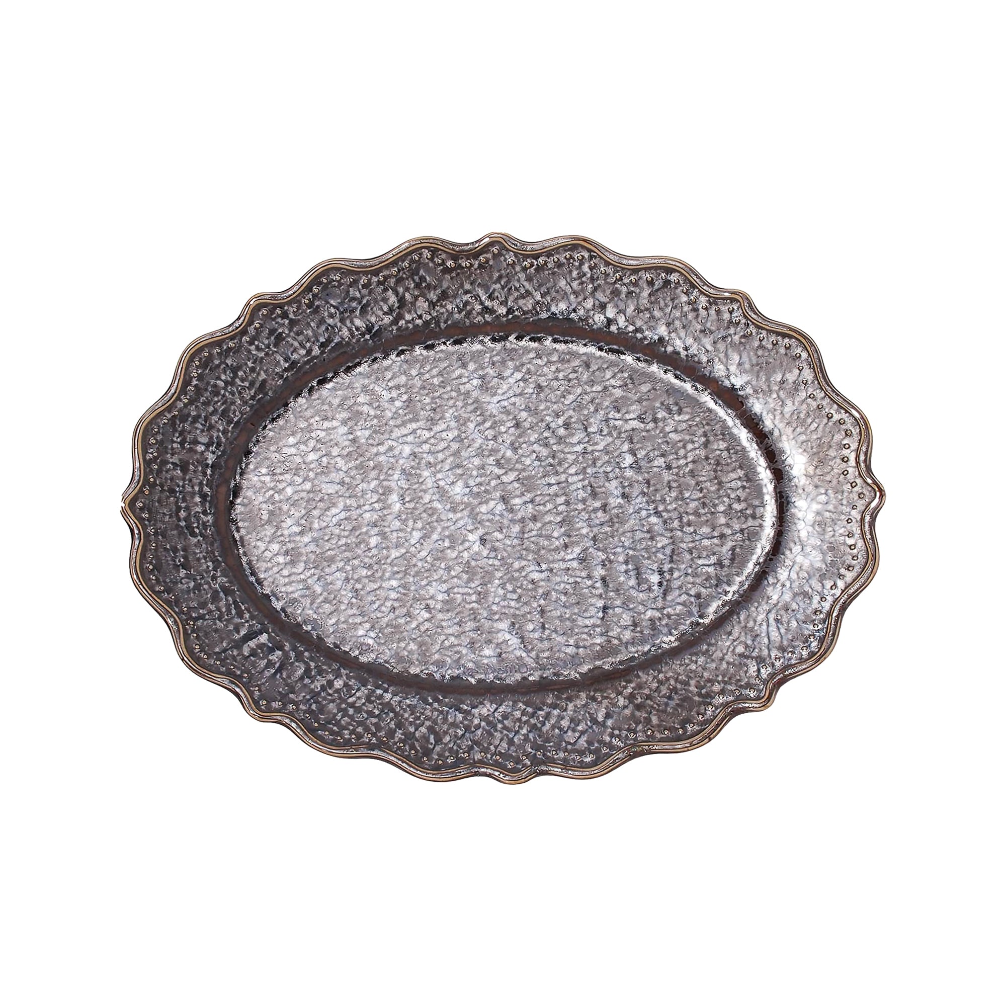 Japanese Oval Sauce Dish 12cm Minorutouki Omnis Kuro Brown – Gokan