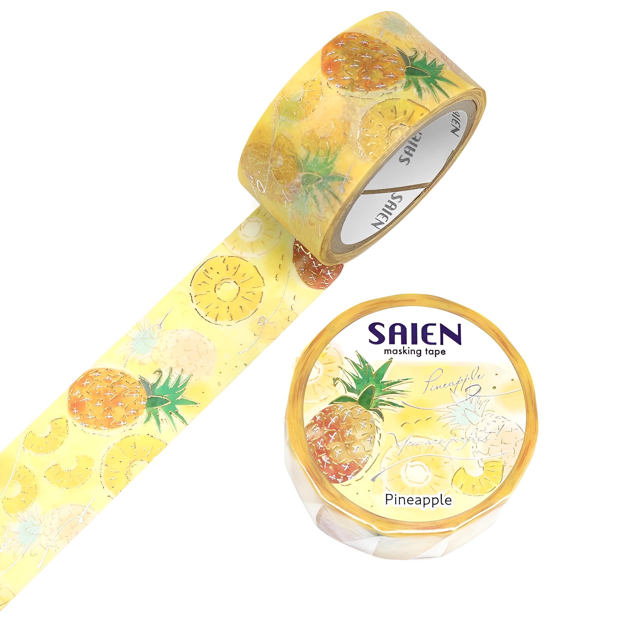 Saien Masking Tape Series Fruit Time Pineapple – Gokan