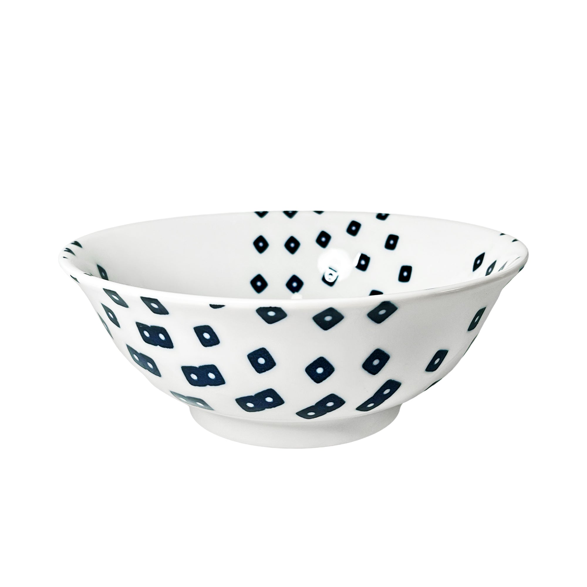 Japanese Ramen Noodle Bowl Series 20.5cm Dice Blue – Gokan