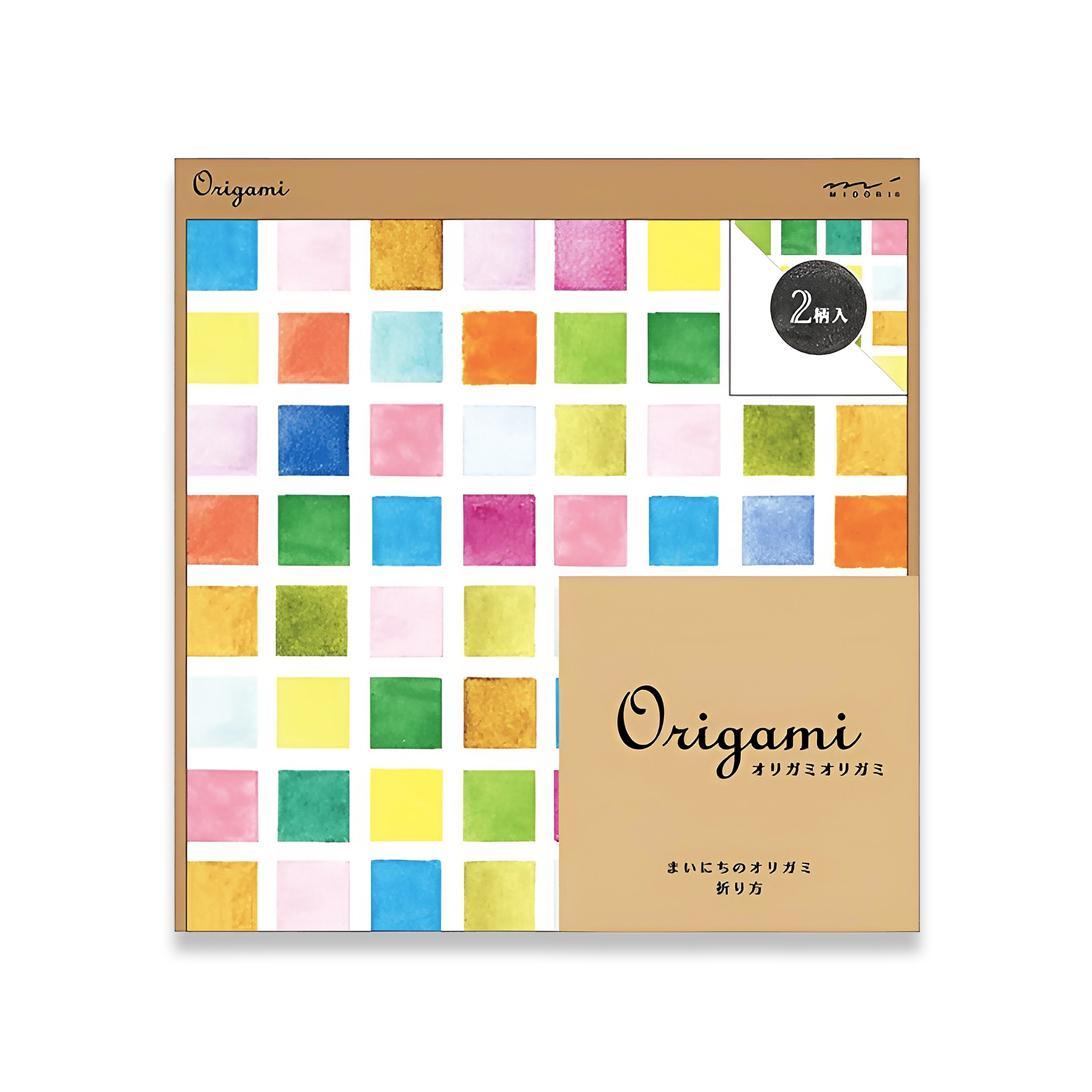 Origami Craft Tile Pattern 2 Color Set Of 20 Sheets – Gokan