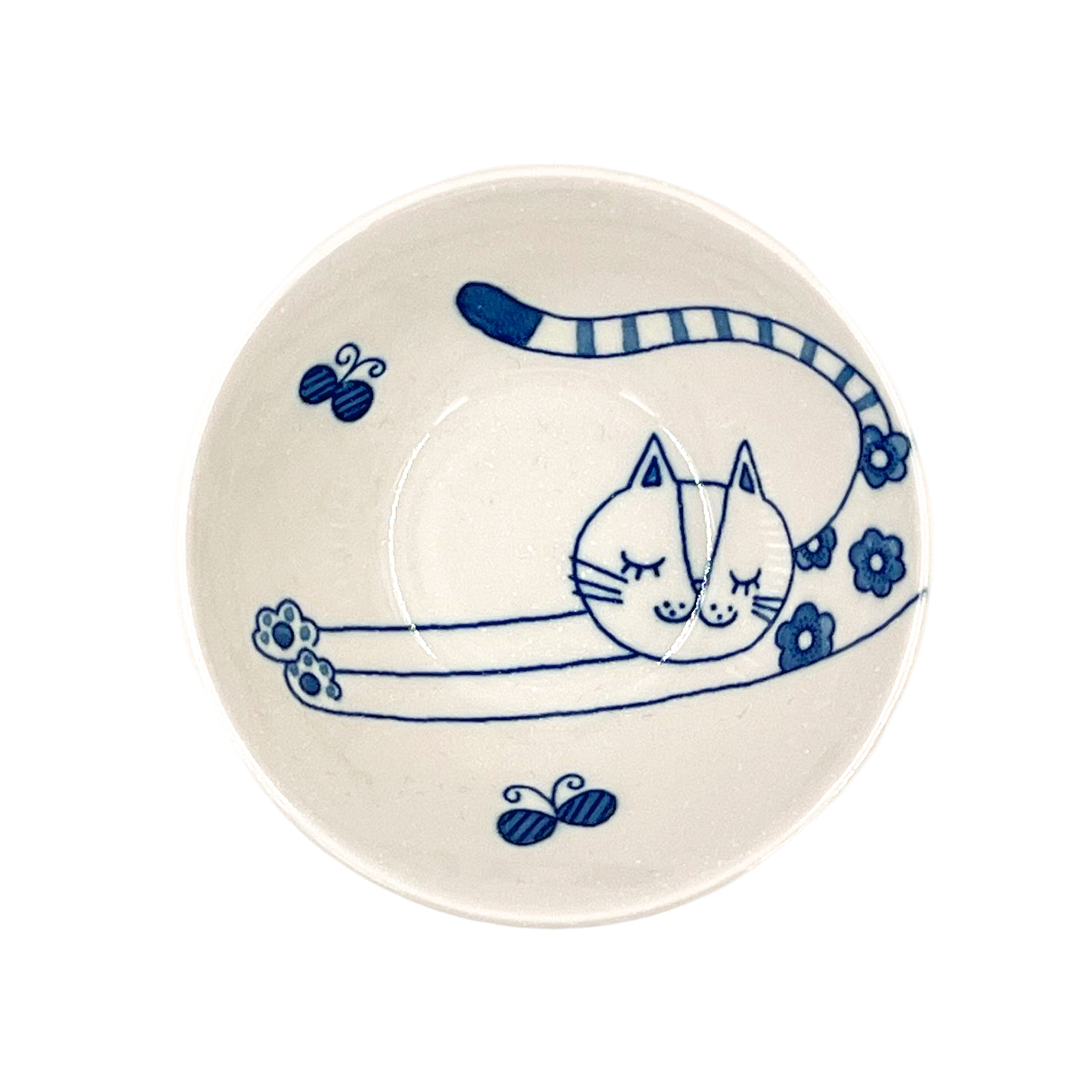 Long Hand Cat 11cm Bowl – Gokan